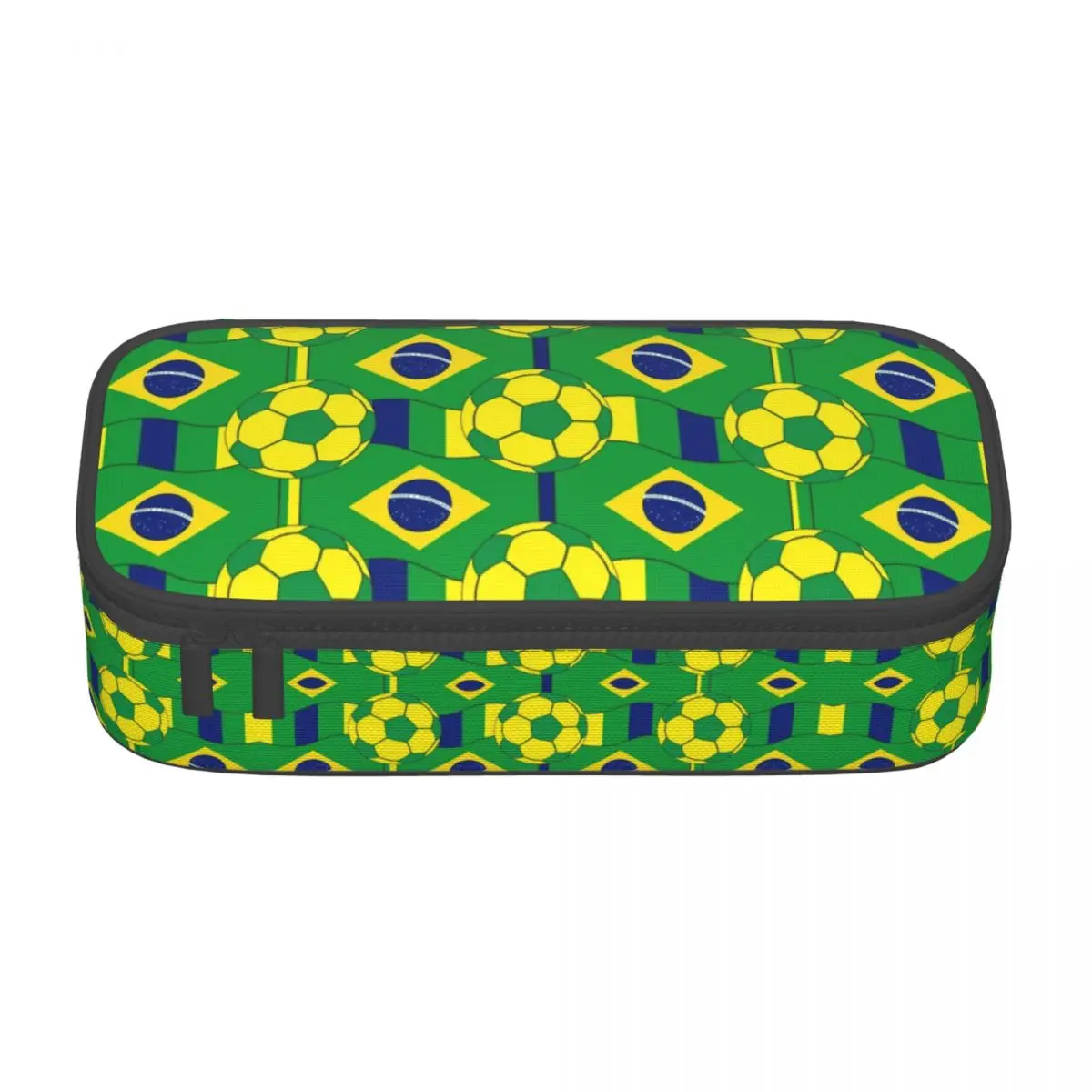3D Football Pencil Cases Youth Large Capacity Pencil Bag Pouch Students ...