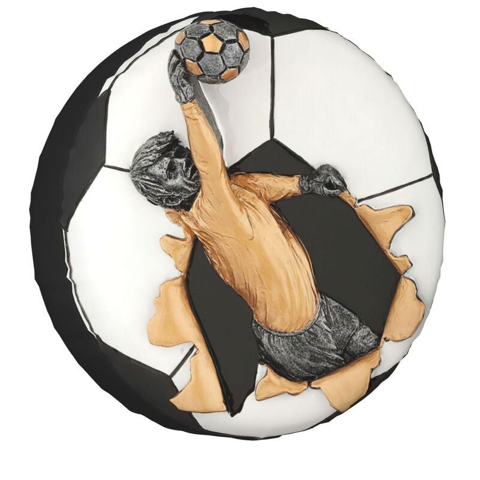 3D Football Trophy Logo Tire Cover 4WD 4x4 Trailer Soccer Ball Lover ...