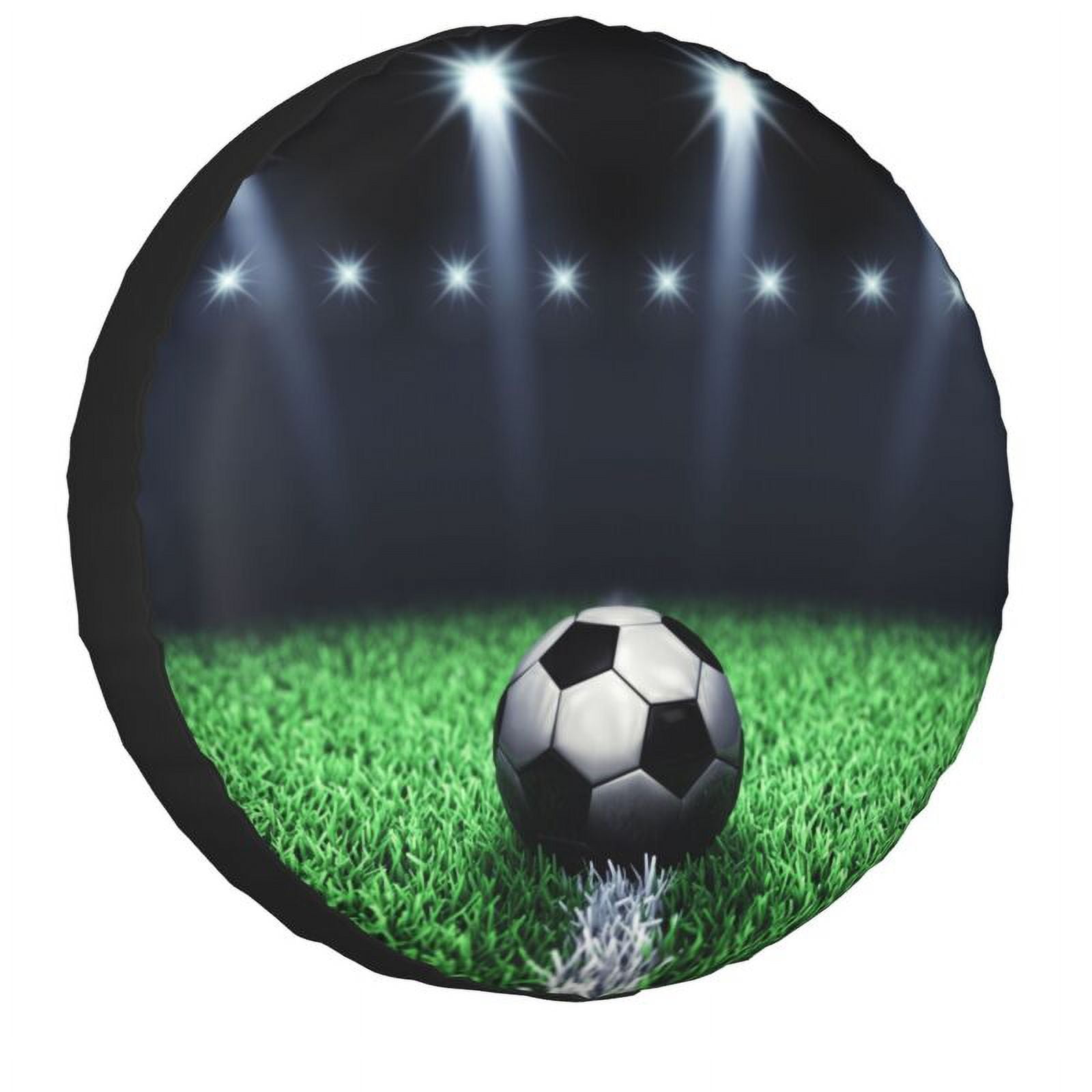 3D Football Trophy Logo Tire Cover 4WD 4x4 Trailer Soccer Ball Lover ...