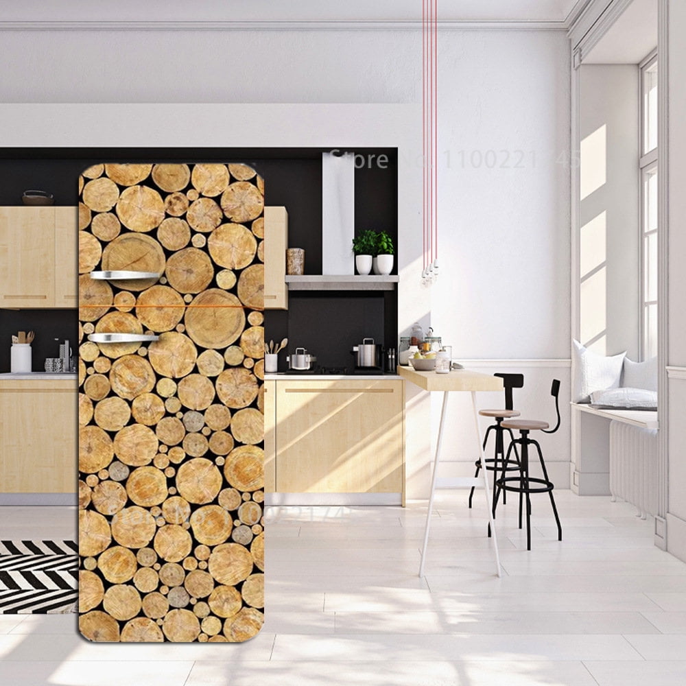 3D Fresh Fruit Fridge Stickers PVC Waterproof Decorative Fridge Self ...