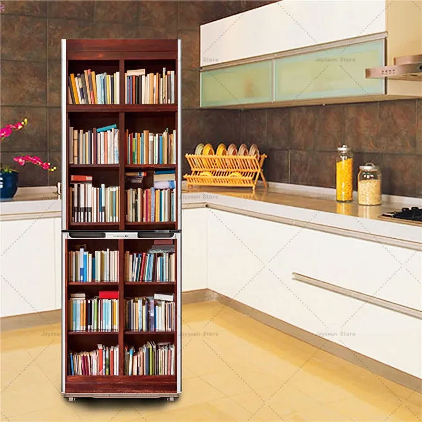 3D Fridge Sticker Customizable Size Scenery Poster Vinyl PVC Waterproof ...