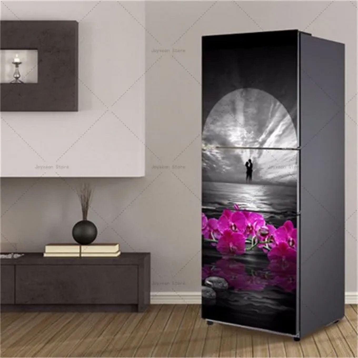 3D Fridge Sticker Customizable Size Scenery Poster Vinyl PVC Waterproof ...