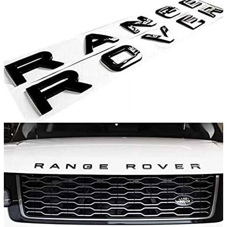 Range rover black lettering oem store