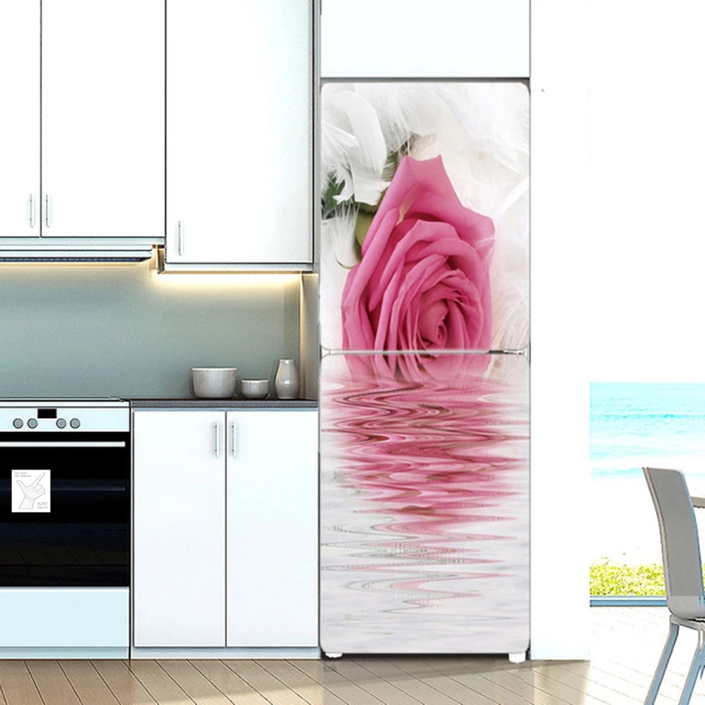 3D Fruit Fridge Door Mural Sticker Self Adhesive Waterproof Vinyl Wine ...