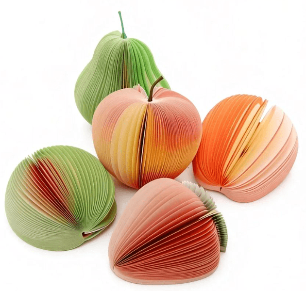 3D Fruit Memo Pads - Brighten Your Day! Fun & Functional Apple ...