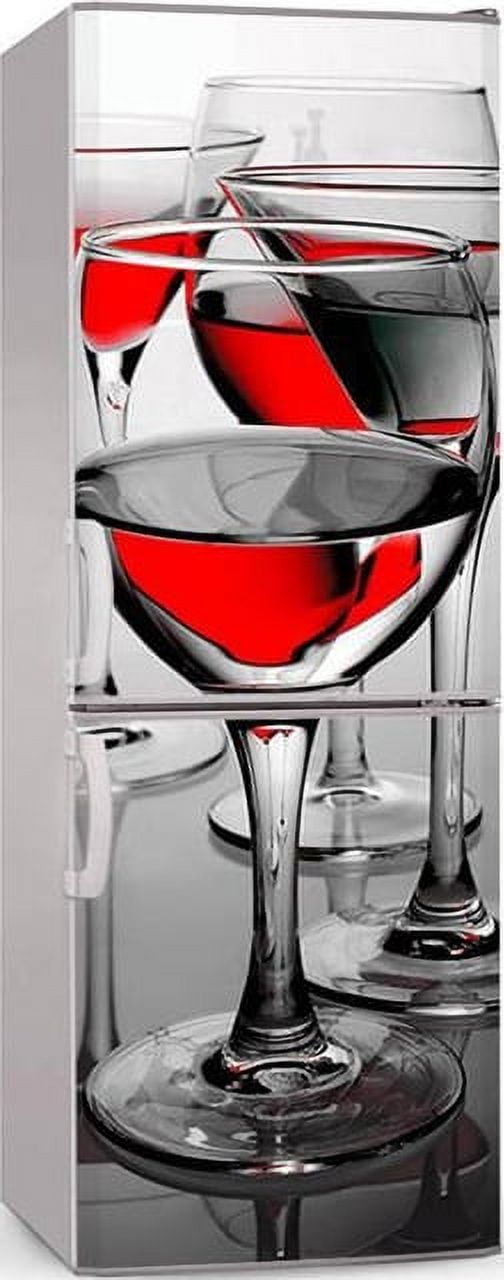 3D Fruit Vegetables Fridge Door Stickers Self Adhesive Refrigerator ...