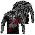3D Full Body Printing Thor's Hammer Viking Dragon Fenrir Wolf Novelty Harajuku Hoodie Norse ...