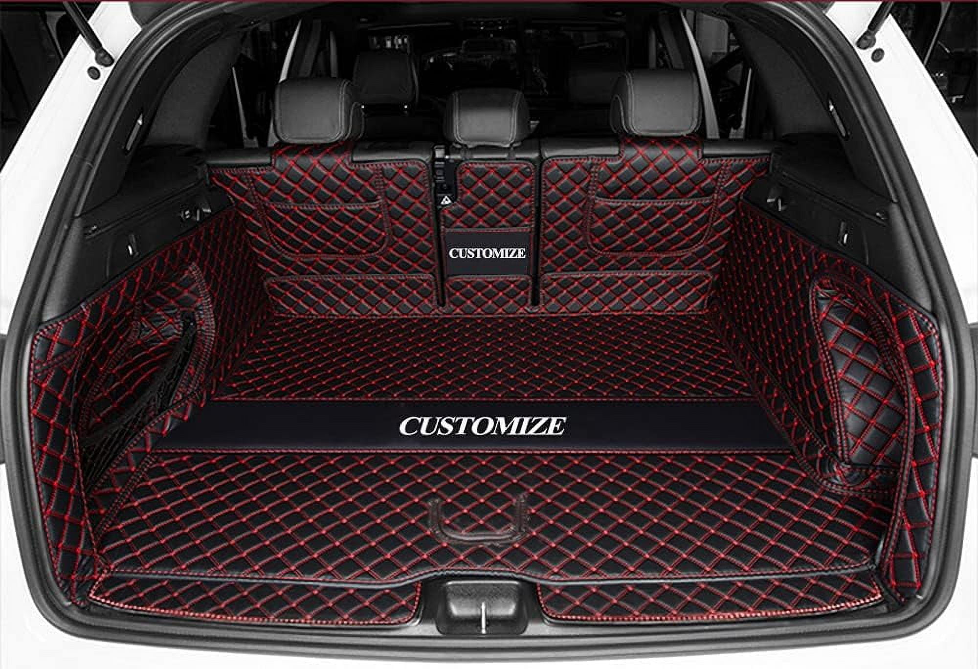 3D Full Coverage Car Trunk Mat Compatible with Maserati Levante (Black ...
