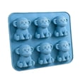 3D Fun Shapes Silicone Ice Cube Tray, Easy Release Food Grade Ice Mold ...
