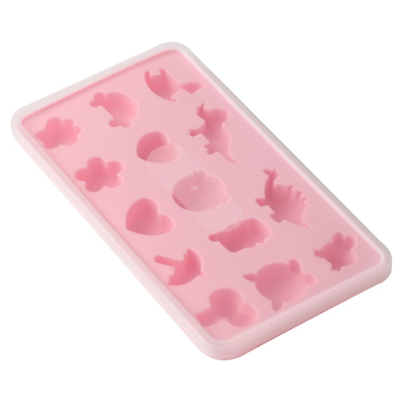 3D Fun Shapes Silicone Ice Cube Tray, Easy Release Food Grade Ice Mold ...