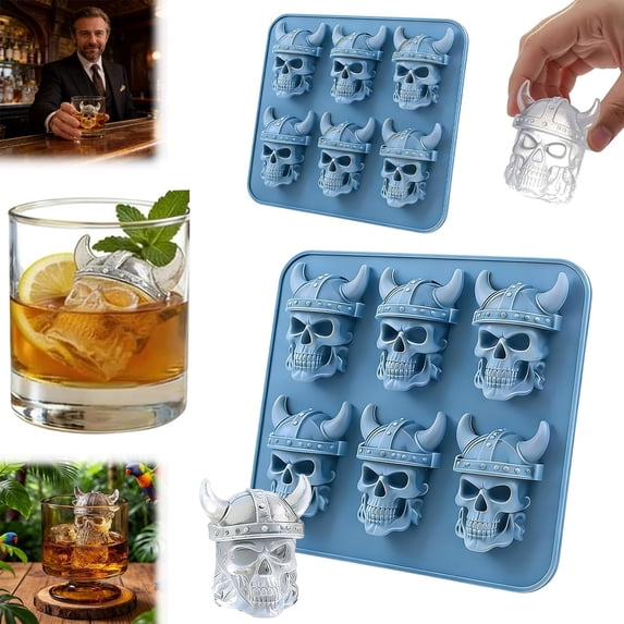 3D Fun Shapes Silicone Ice Cube Tray, Easy Release Food Grade Ice Mold ...