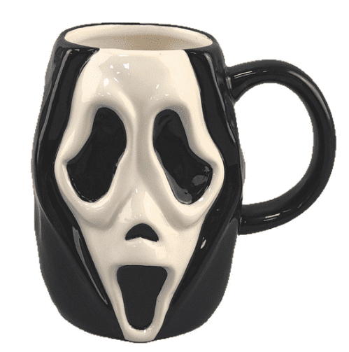3D Funny Ghostface Scream Mug, Halloween Ghostface Grim Reaper Mug ...