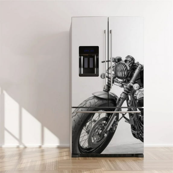 3D Funny Skull Fridge Stickers Cartoon Skeleton Refrigerator Wallpaper ...