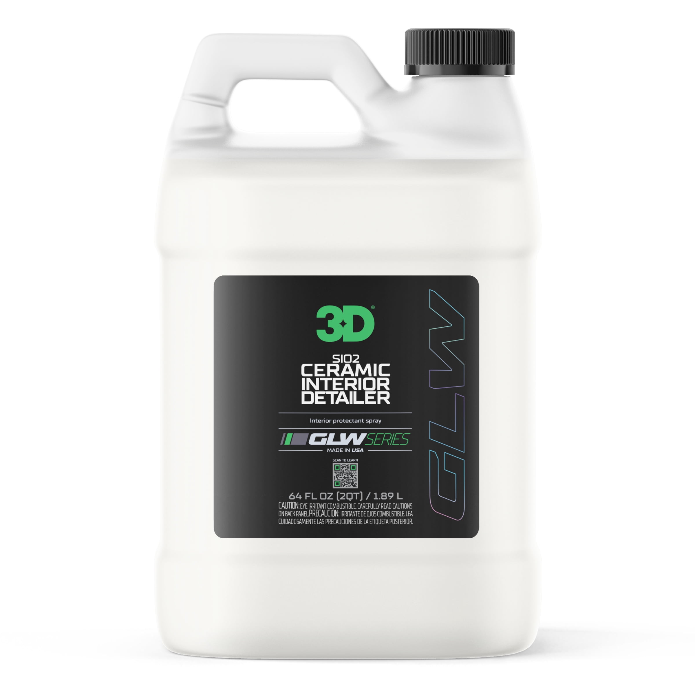 3D GLW Series SIO2 Ceramic Interior Detailer 64 oz - Walmart.com