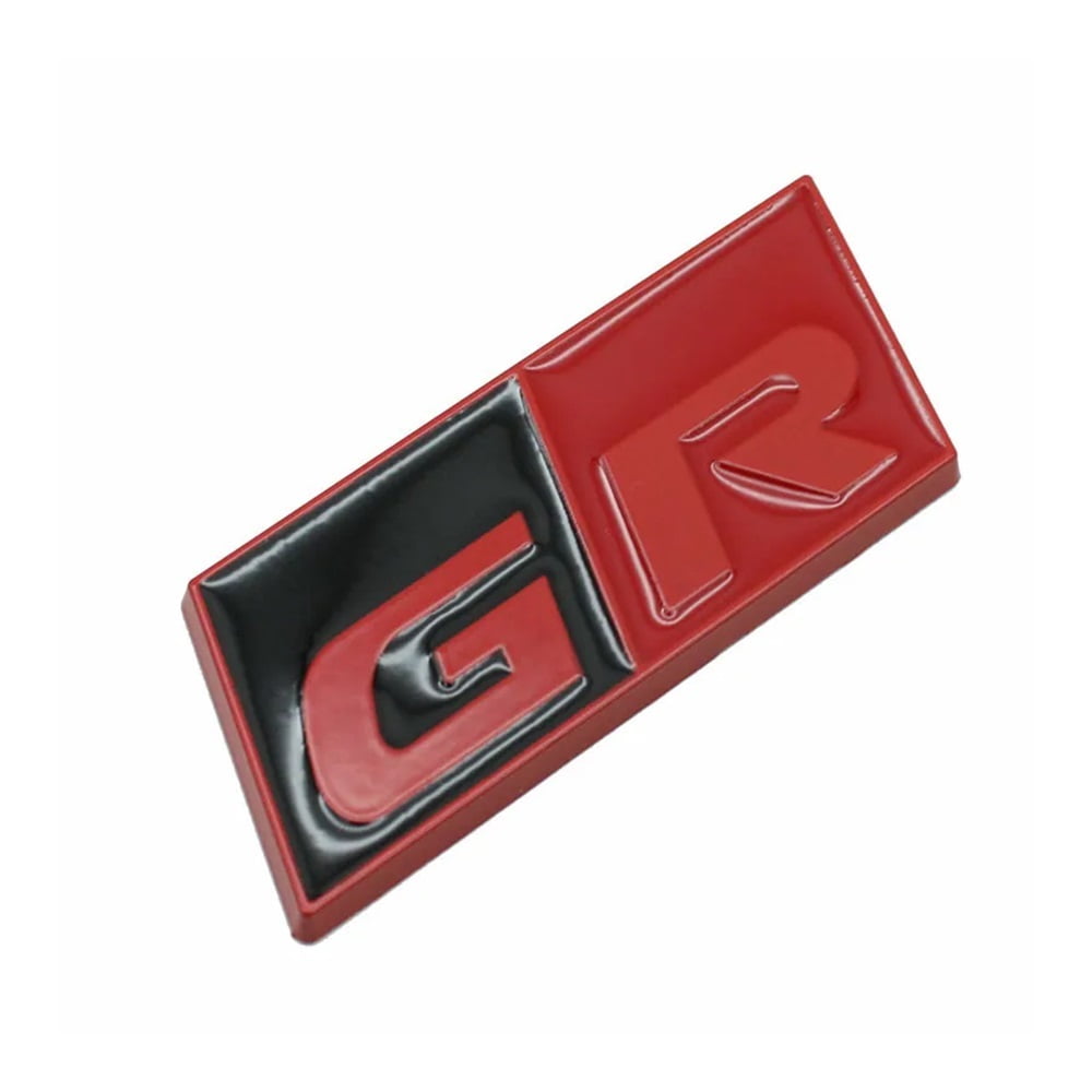 3D GR Sport Logo Car Decal Front Hood Grille Emblem Badge Sticker For ...