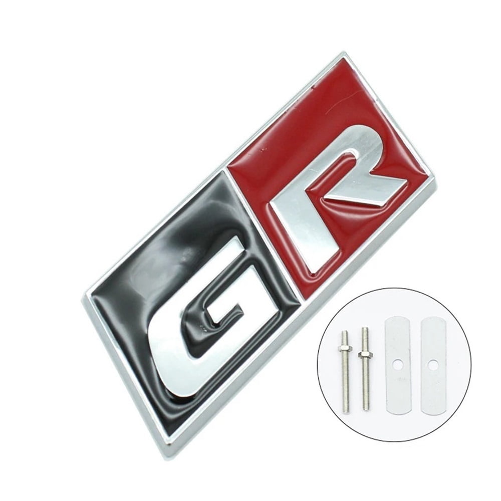 3D GR Sport Logo Car Decal Front Hood Grille Emblem Badge Sticker For ...