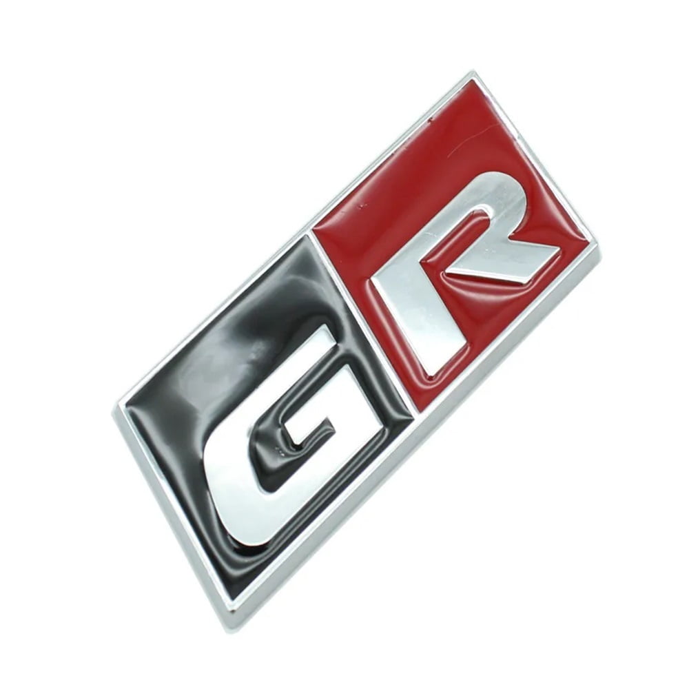 3D GR Sport Logo Car Decal Front Hood Grille Emblem Badge Sticker For ...