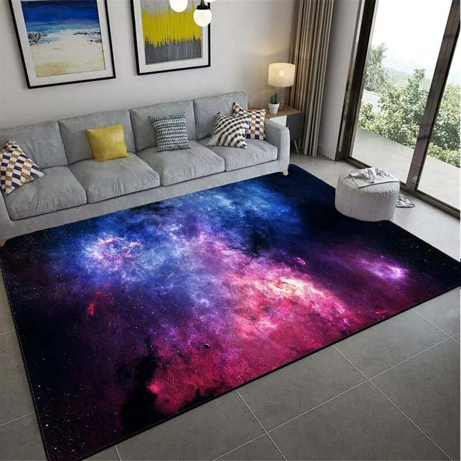 3D Galaxy Starry Sky Carpet for Living Room Home r Sofa Table Large ...