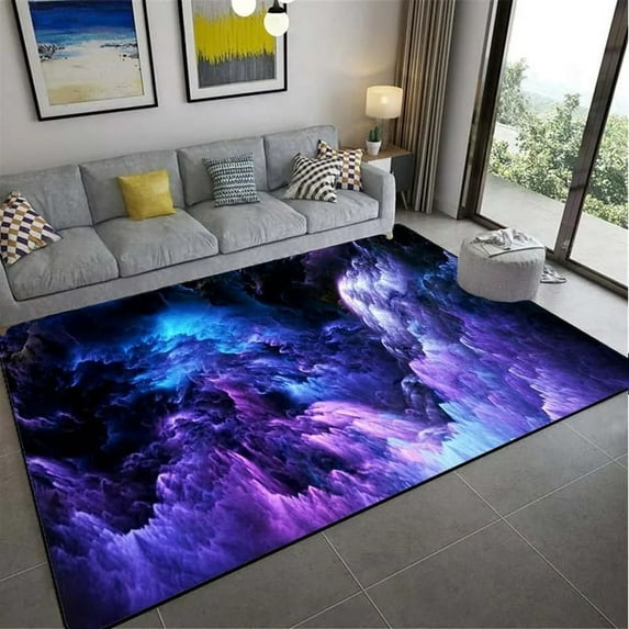 3D Galaxy Starry Sky Carpet for Living Room Home r Sofa Table Large ...