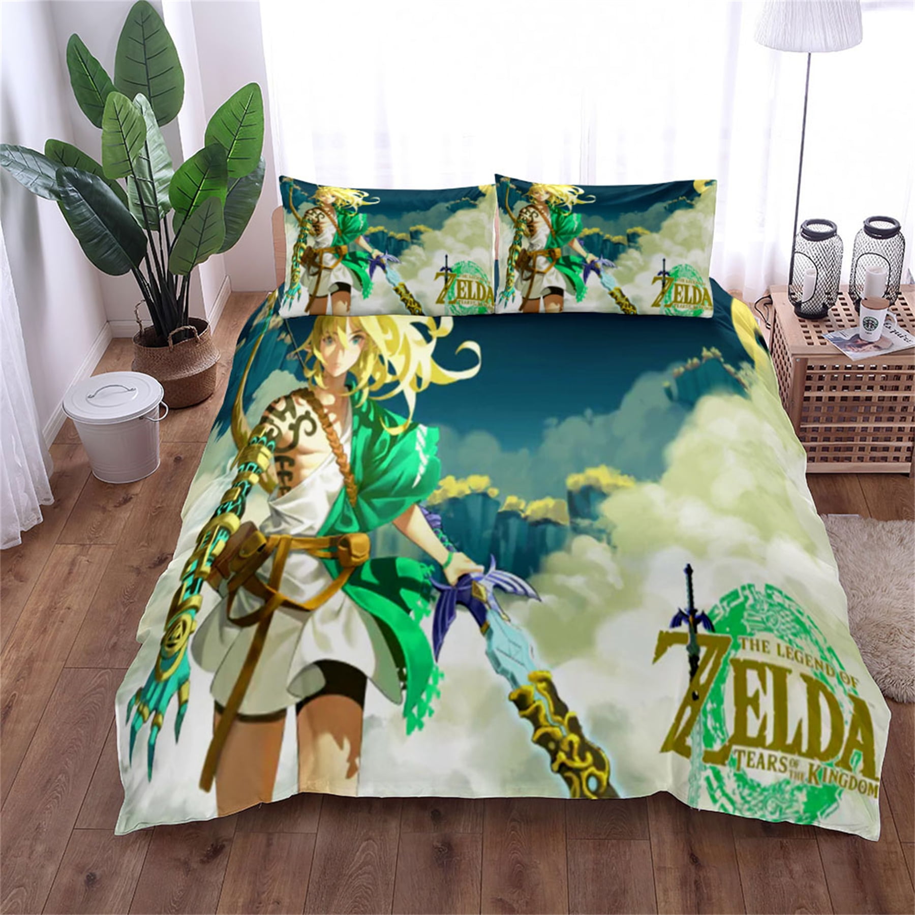 3D Game Duvet Cover Set 3 Pieces Soft and Breathable Bedding Set ...