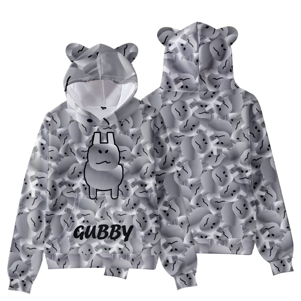 3D Game Roblox Forsaken Gubby Cat Ears Hooded Sweatshirt Adult ...