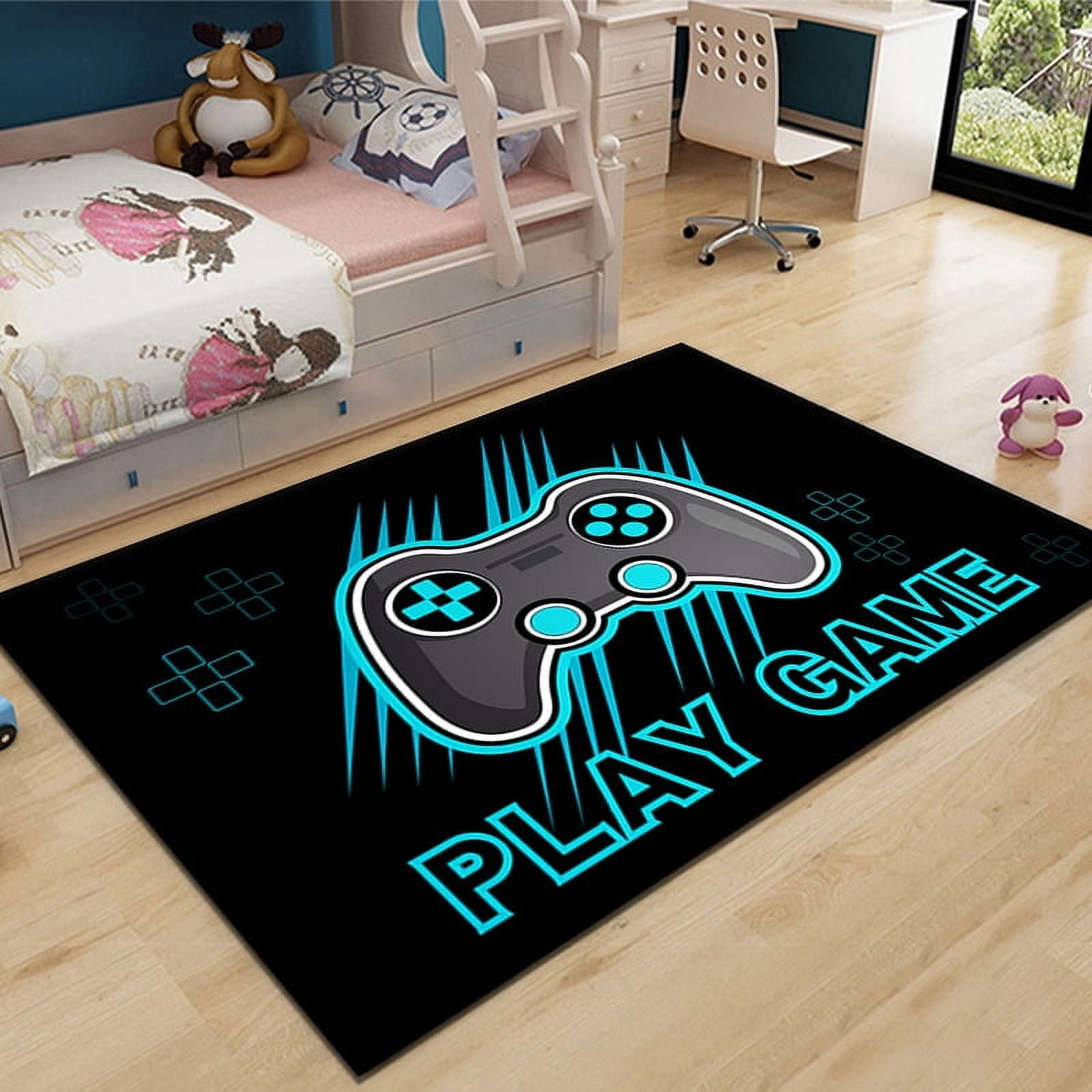 3D Gaming themed large area Rugs E-sports Room ration Rug Cartoon ...
