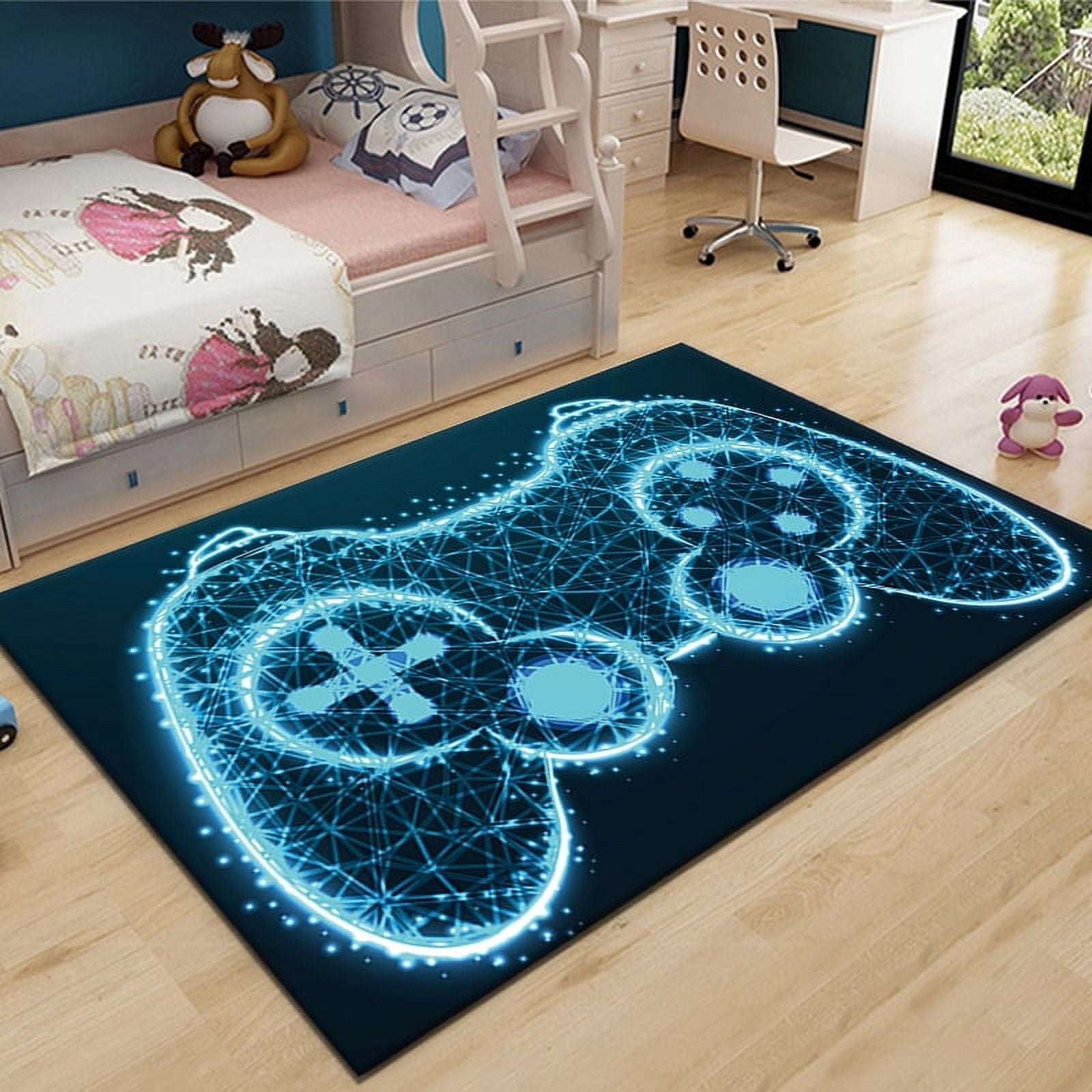 3D Gaming themed large area Rugs E-sports Room ration Rug Cartoon ...
