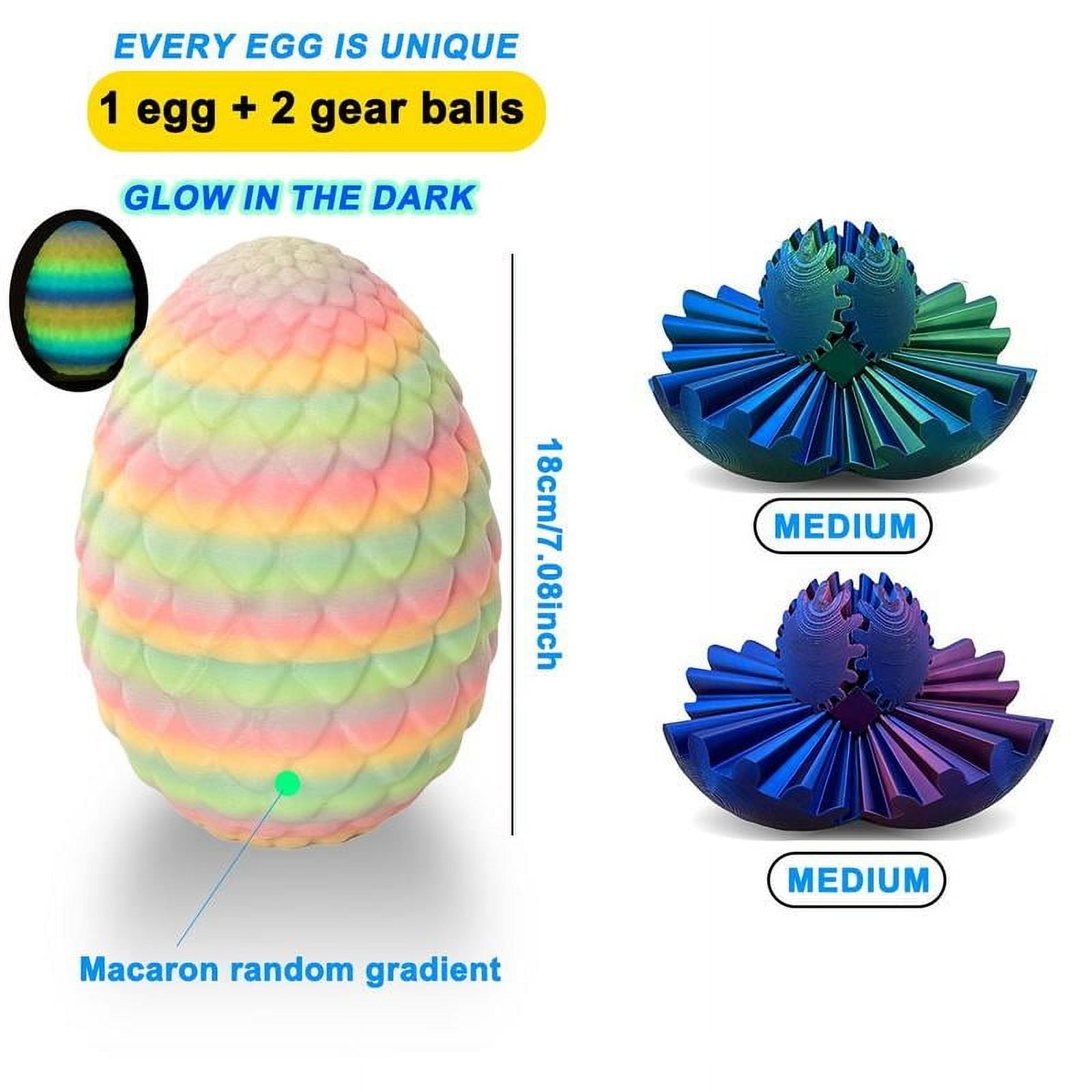 3D Gear Rotating Ball, 1 Set Creative Colorful Gradient Gear Desktop ...