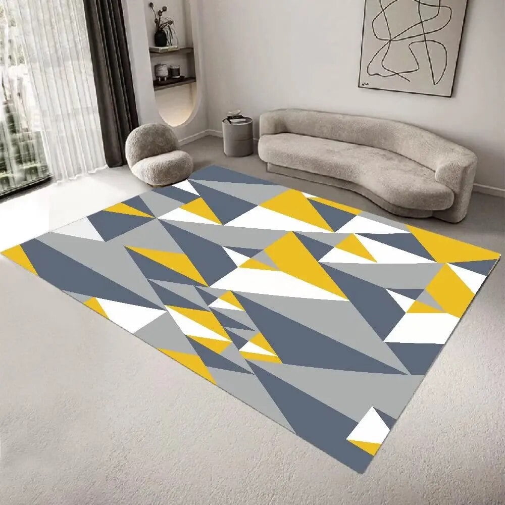 3D Geometric Carpet for Living Room Modern Luxury Style 160x230 Large ...