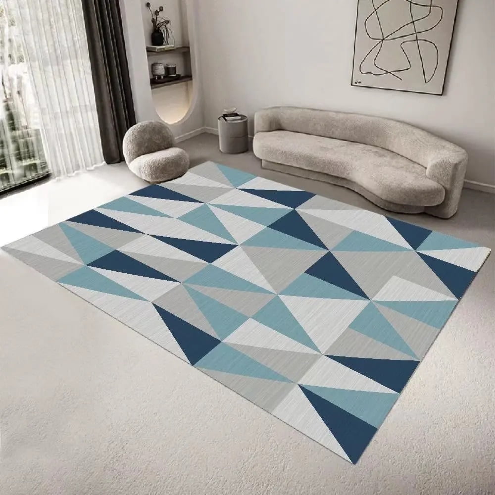 3D Geometric Carpet for Living Room Modern Style Large Room Rug Decor ...