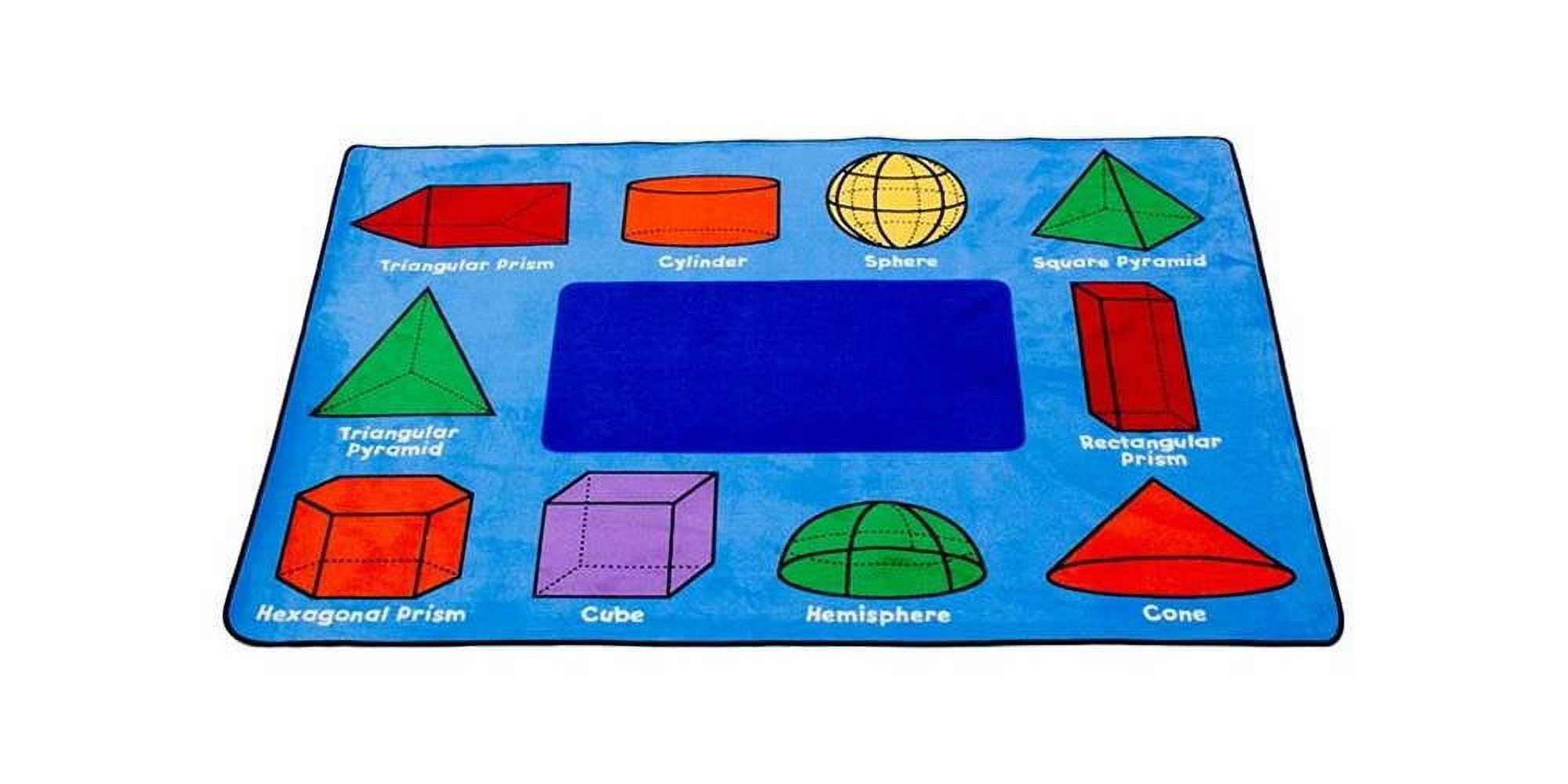 3D Geometric Shapes Rug (Rectangular) - Walmart.com