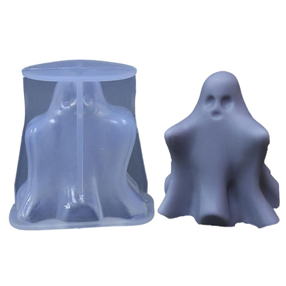 3D Ghost Silicone Mold | Halloween Ghost Silicone Molds for Candle ...