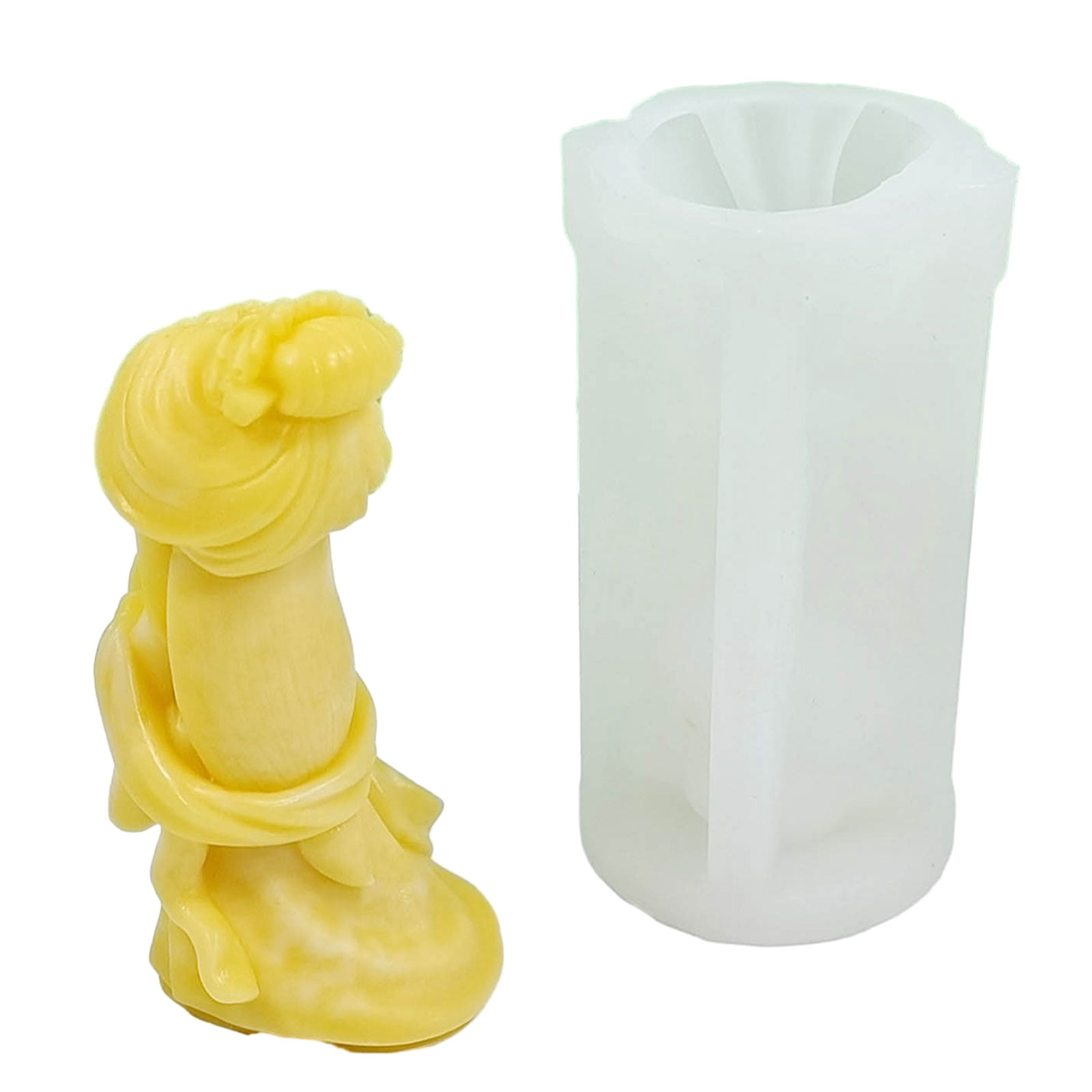 3D Girl Silicone Mold for Making Ancient Dolls Silicone Mould Resin ...