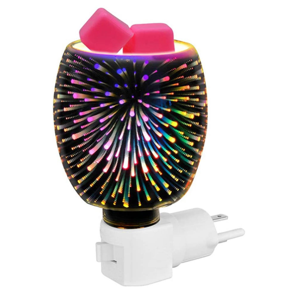 3D Glass Pluggable Fragrance Warmer Decorative Plug-in Wax Melt Warmer ...