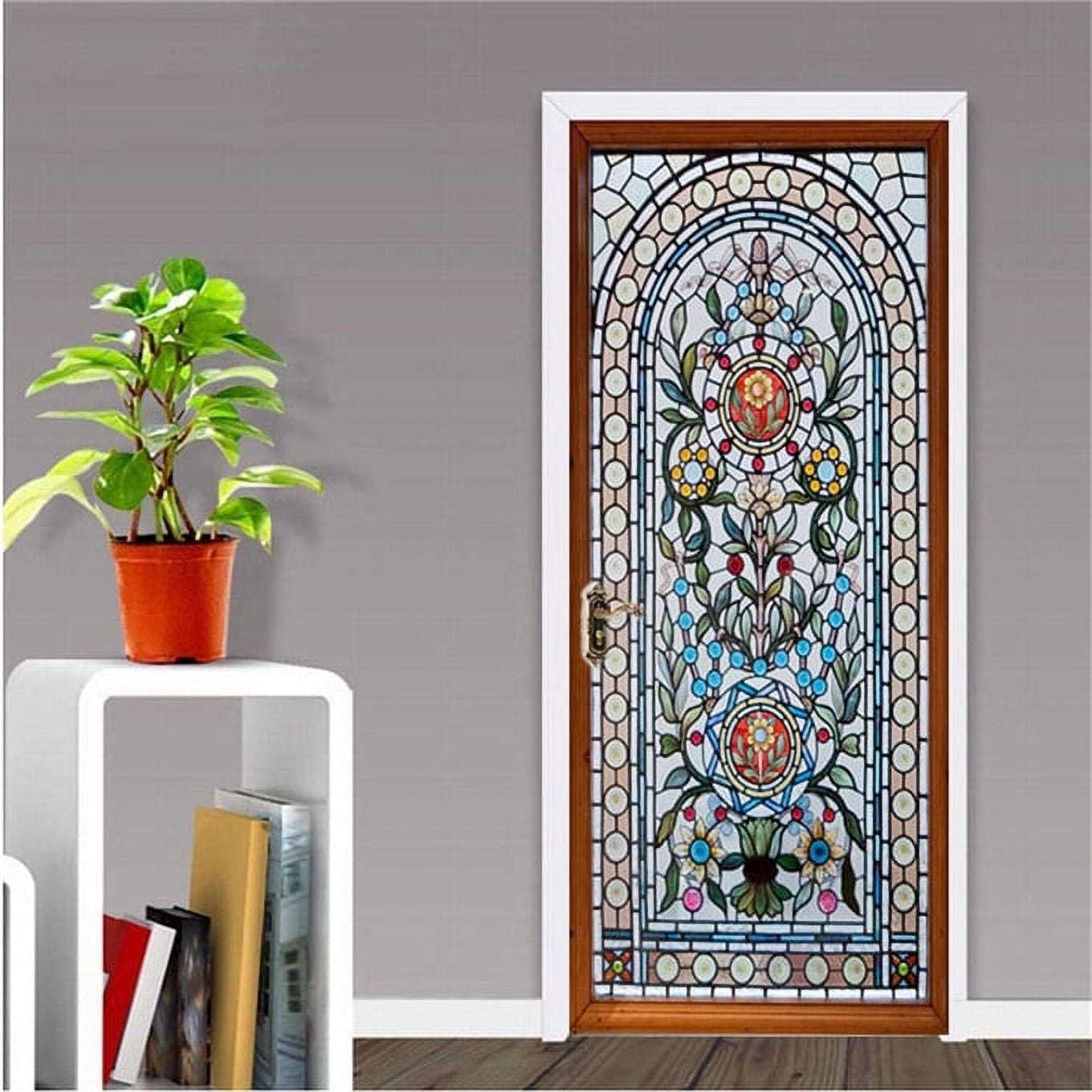 3D Glass Window Door Exterior Scenery Door Sticker Self-Adhesive Vinyl ...