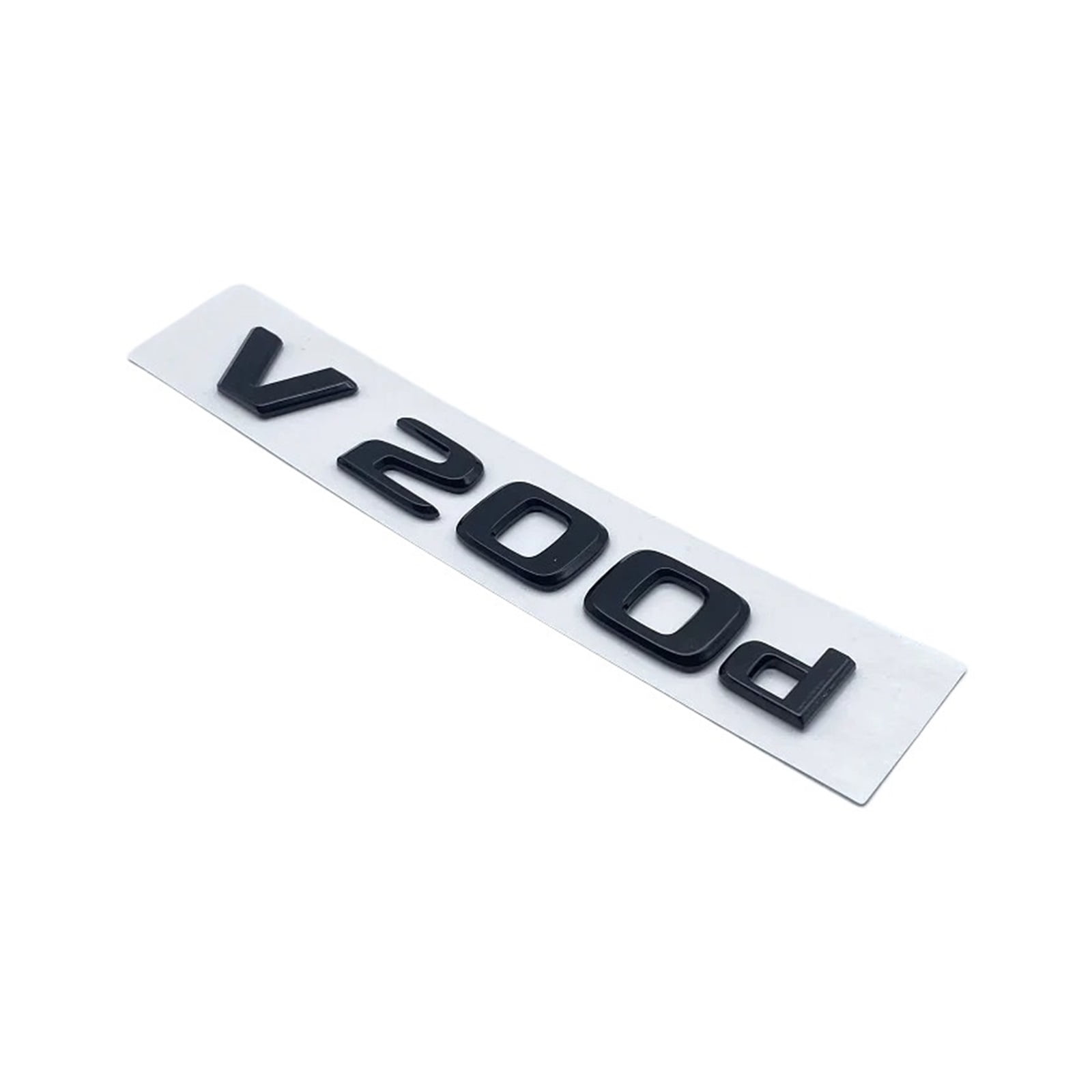 3D Glossy Black Letters V250d NIGHT EDITION ABS Emblem Fit For Mercedes ...