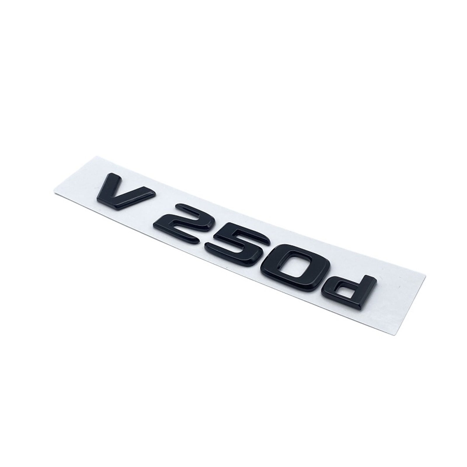 3D Glossy Black Letters V250d NIGHT EDITION ABS Emblem Fit For Mercedes ...