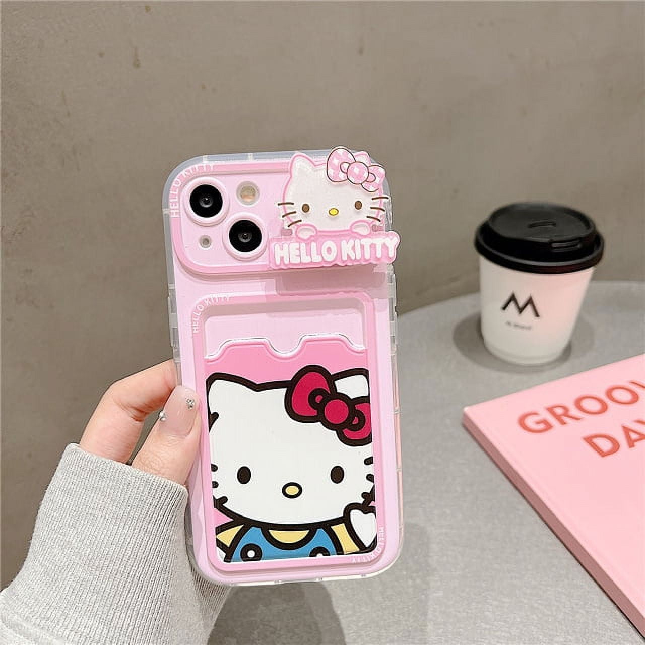 3D Glowing Kuromi Sanrio kitty Melody Pochacco Cartoon Protect Case For iPhone 15 Pro Max 11 13 ...