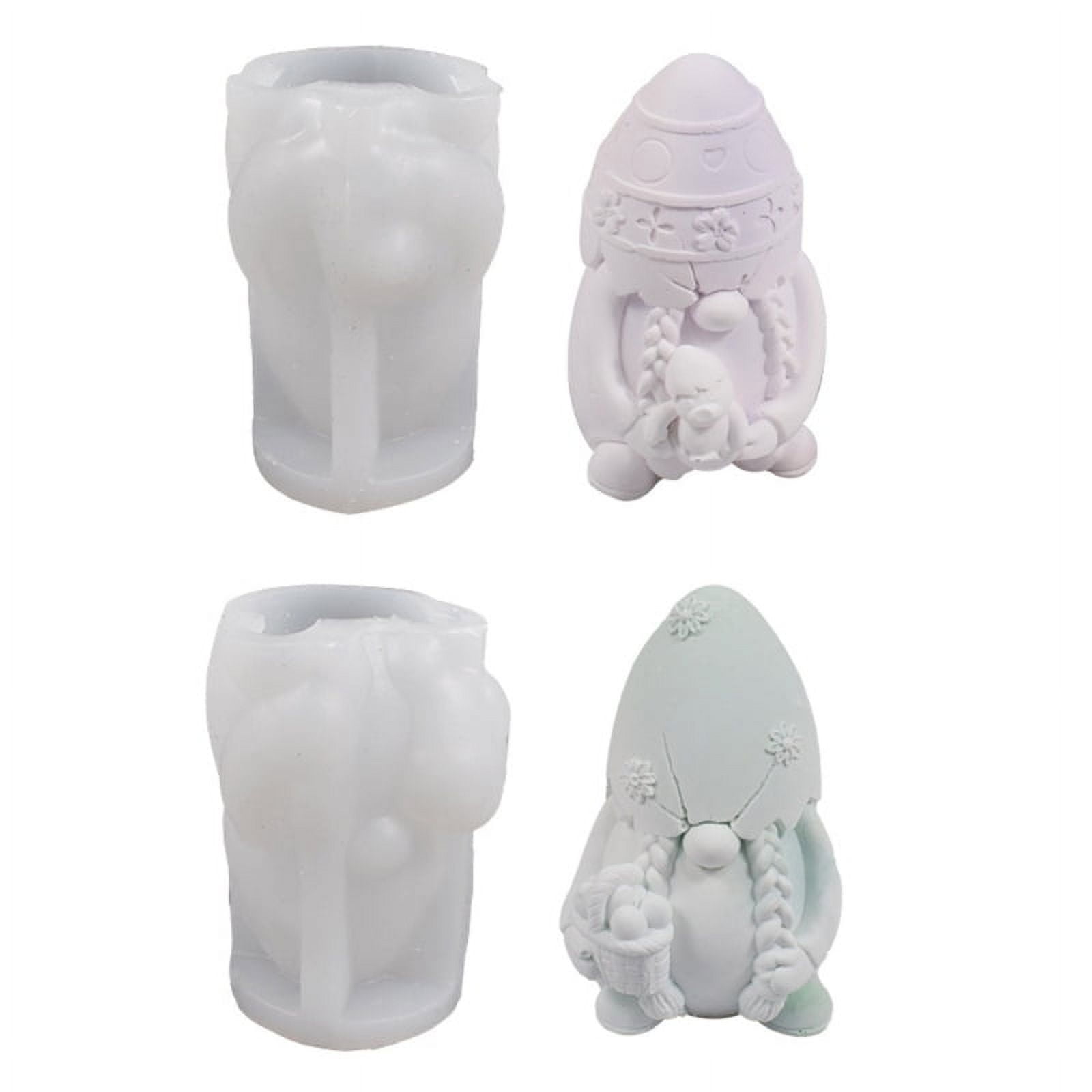 3D Gnome Silicone Mold Cute Dwarf Decorative Crafts Mold for DIY Crafts ...