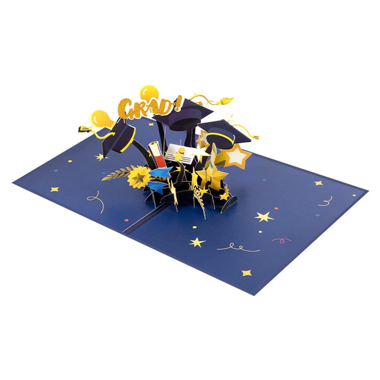 3D Graduation Card, 7.8" X 5.9" Handmade Graduation Greeting Card for ...