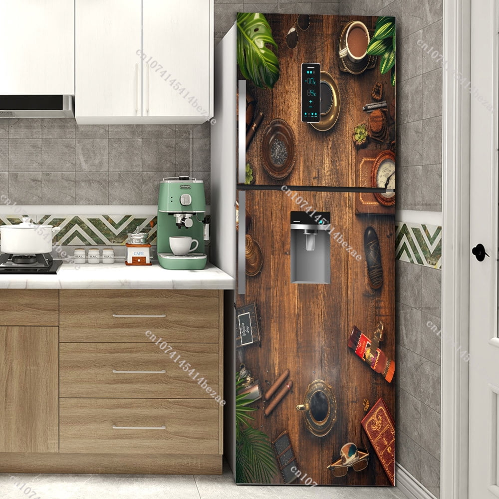 3D Graffiti Flower Fridge Sticker Matte Surface Material PVC Waterproof ...