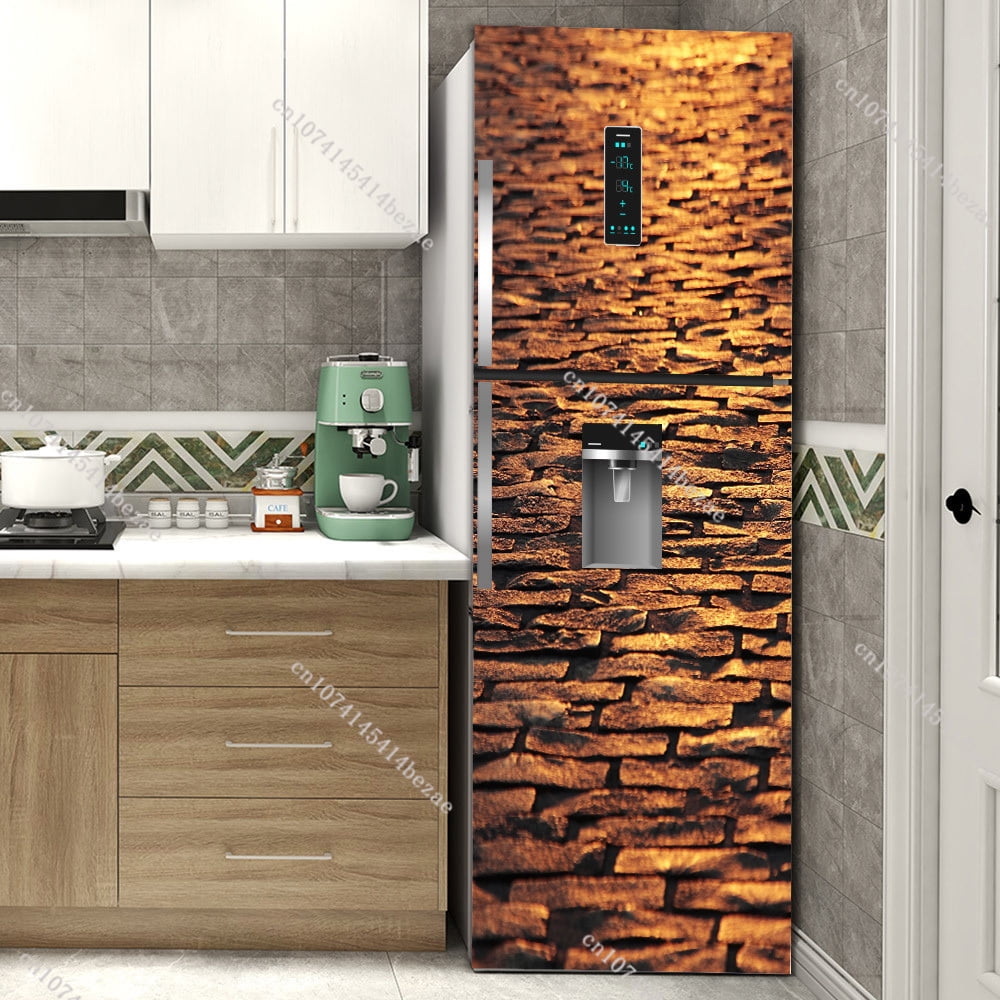 3D Graffiti Flower Fridge Sticker Matte Surface Material PVC Waterproof ...