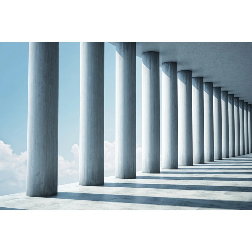 3D Grey Photo Backdrop Geometrical Cemt Marble Texture Home r ...