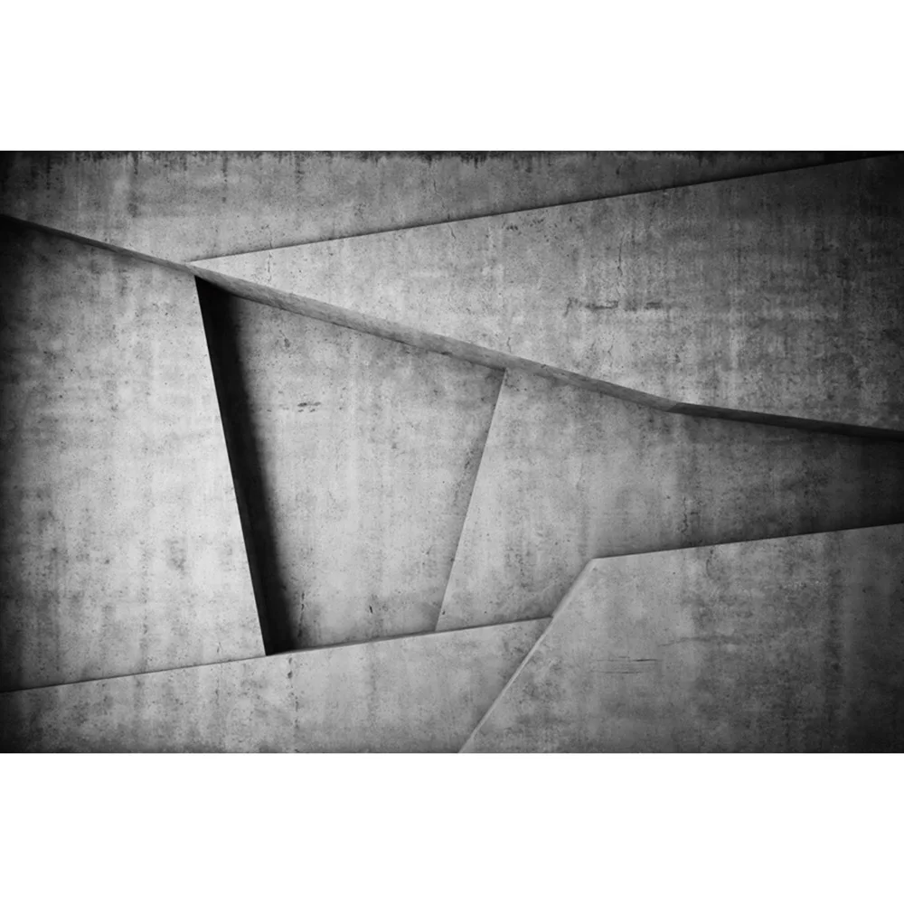 3D Grey Photo Backdrop Geometrical Cemt Marble Texture Home r ...