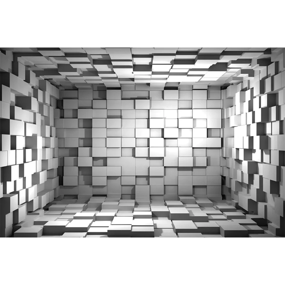 3D Grey Photo Wallpaper Backdrop Geometric Marble St Photo Studio Background Cemt Photography ...