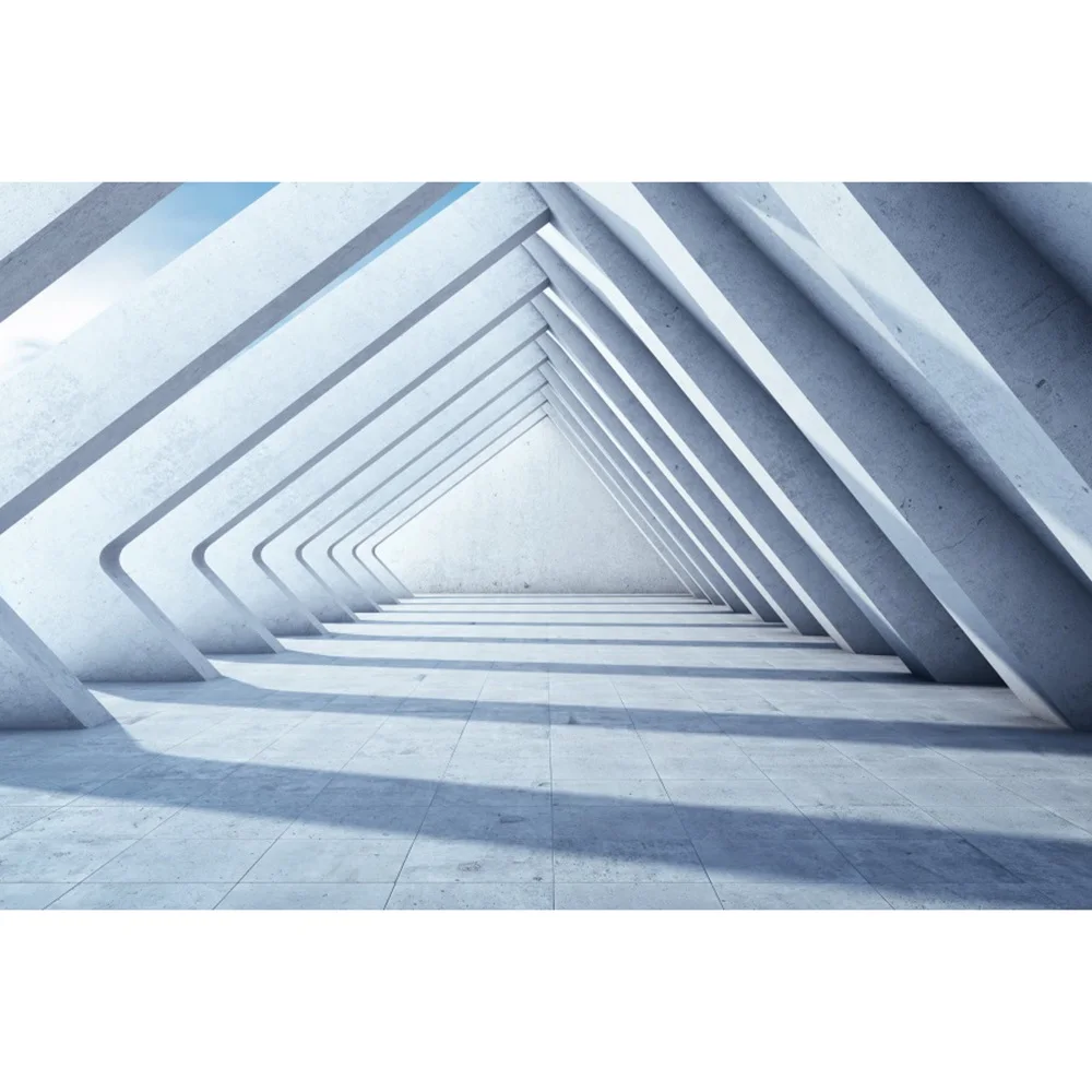 3D Grey Photo Wallpaper Backdrop Geometric Marble St Photo Studio ...