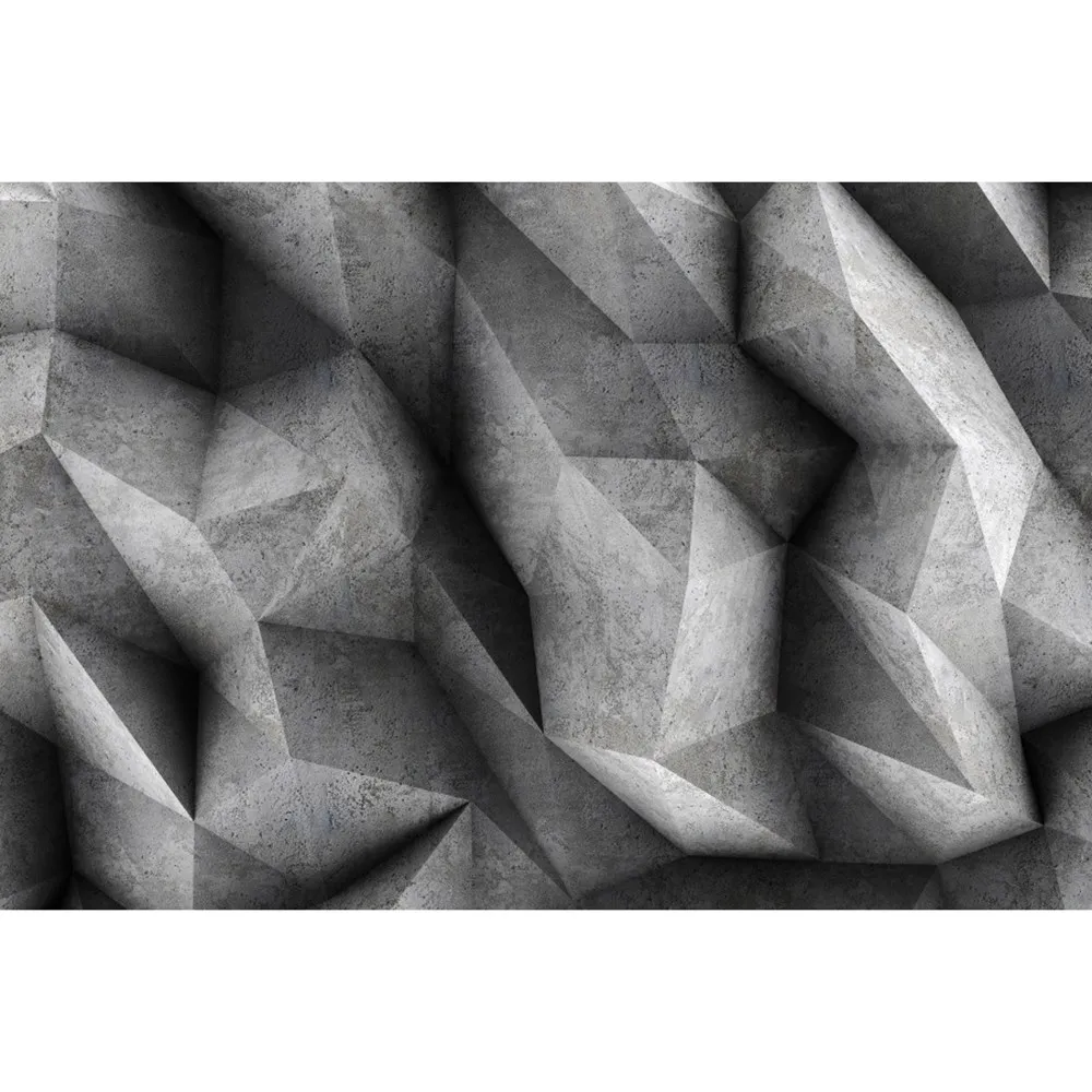 3D Grey Photo Wallpaper Backdrop Geometric Marble St Photo Studio ...