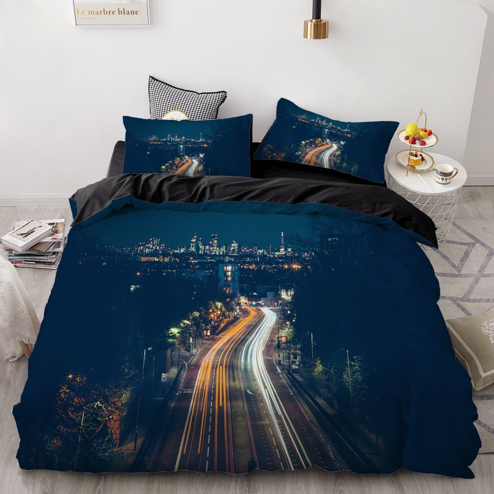 3D HD Digital Printing Bedding Set Custom Duvet Cover Set Single//Cal ...