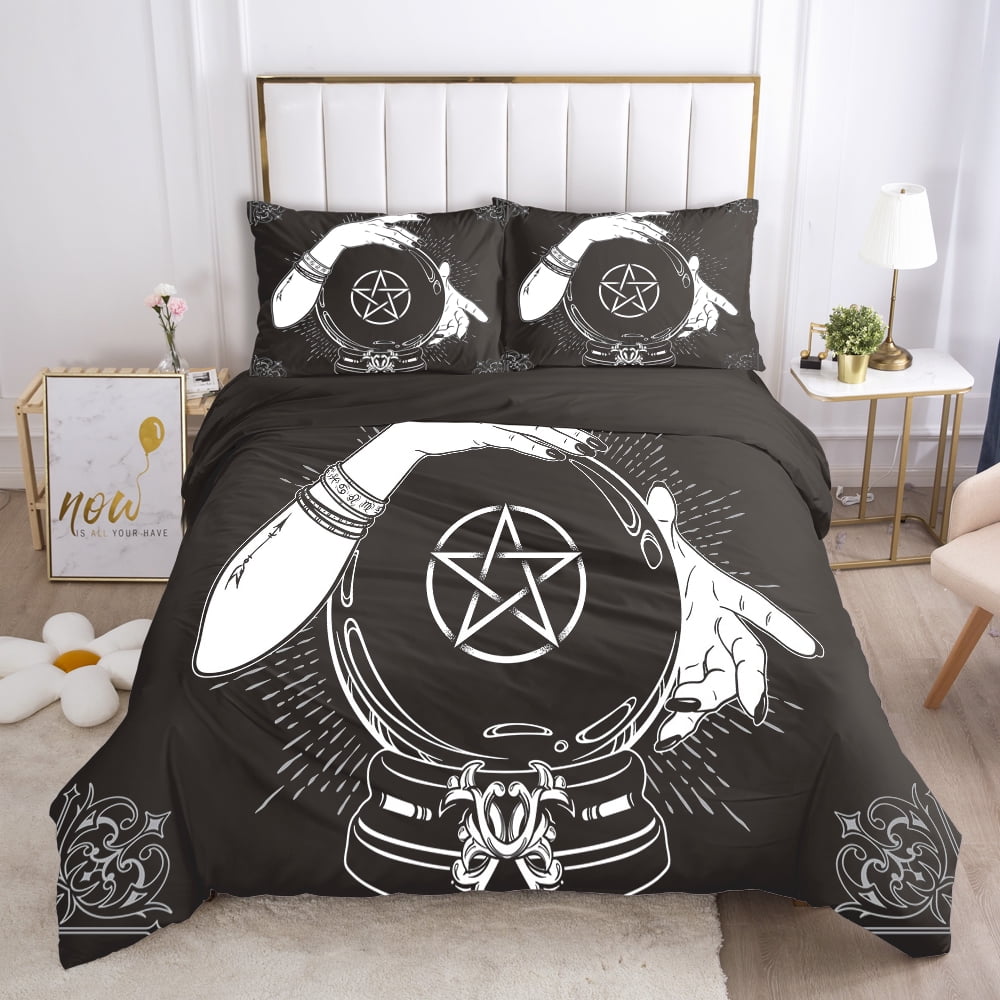 3D HD Luxury Bedding Set Comforter Duvet Cover Pillowcases Bed Set ...