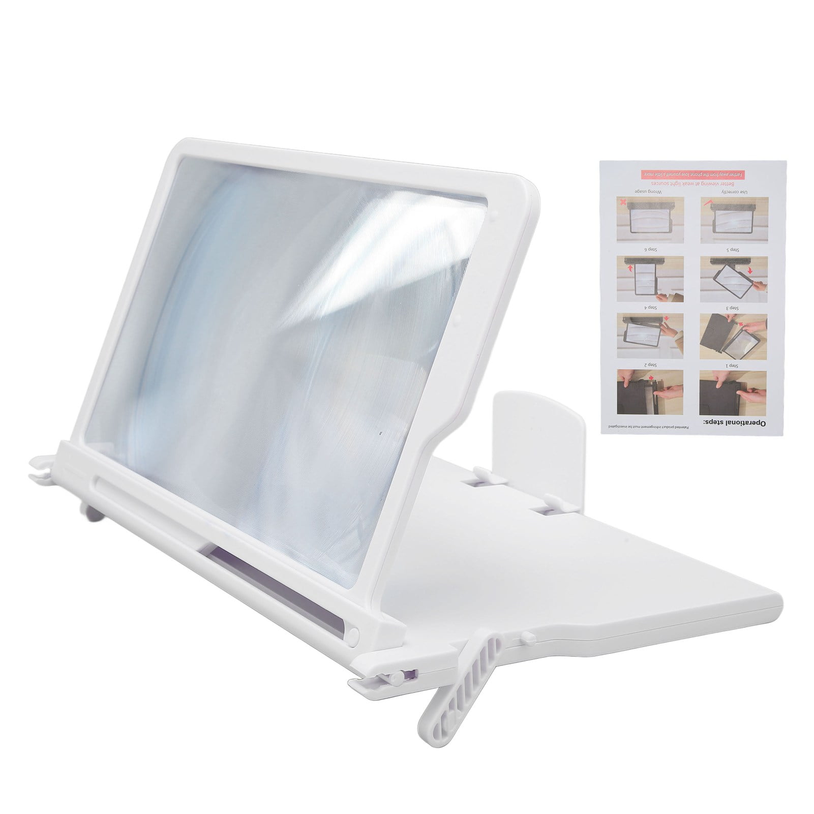 3D HD Mobile Phone Screen Magnifier 12.5 Inch Pull Out Phone Screen ...